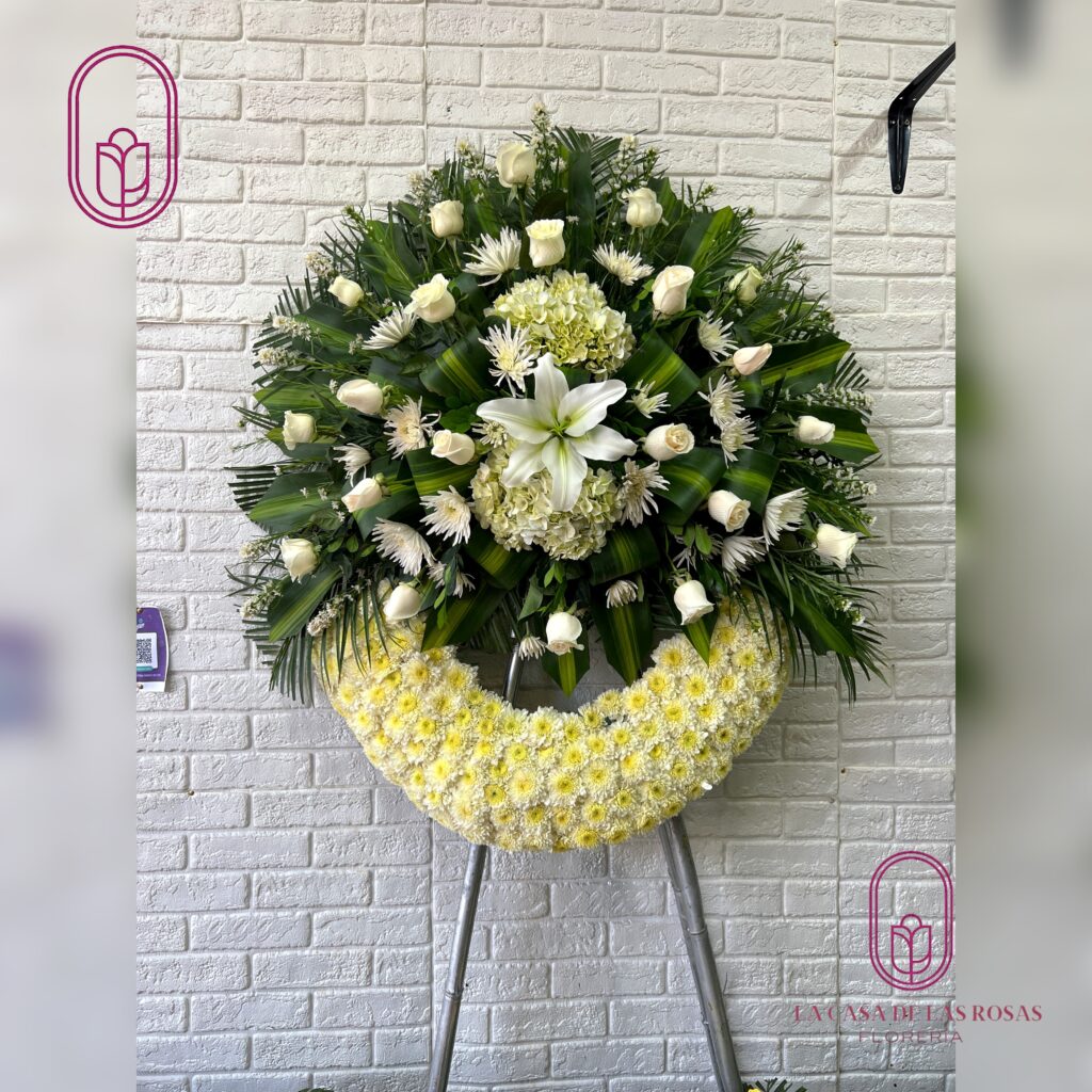 CORONA FUNEBRE- ENVÍO DE FLORES FUNEBRES EN LIMA